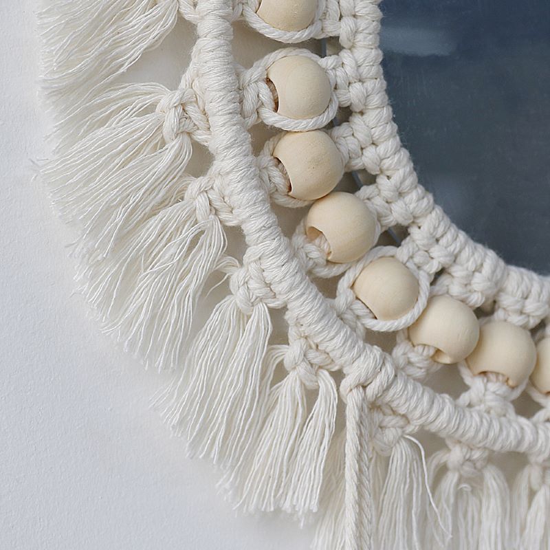 Miroir Rond Macramé | Bohème Décor