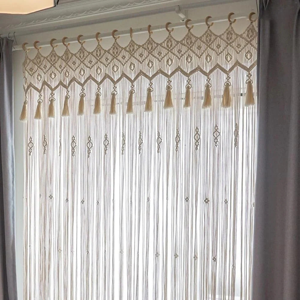 Rideau Boheme Macrame