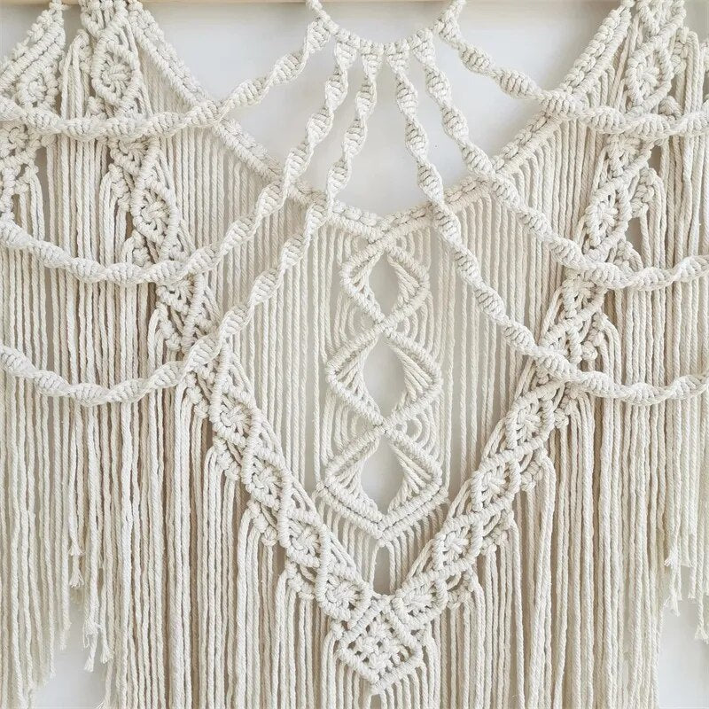 Tête de Lit en Macramé